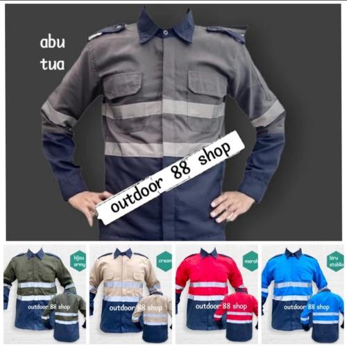Jual Seragam Safety - Wearpack - Baju Proyek - Katelpack Kombinasi 2 ...