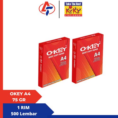 Jual KERTAS HVS A4 OKEY 75 Gram/Gsm - Kota Palembang - Artha Raya ...