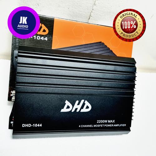 Jual POWER AUDIO MOBIL 4 Channel DHD POWER AMPLIFIER - Hitam - Kota ...