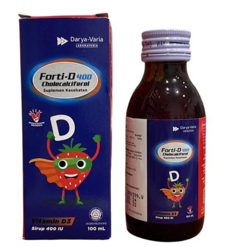 Jual FORTI D SIRUP 400 IU 100 ML - Syrup vitamin D3 400 IU - Kota ...