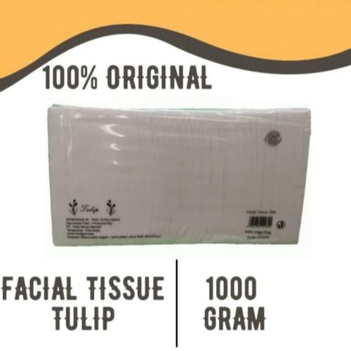Jual Tissue Facial Merk Tulip 1kg isi 1.200 lembar halus dan lembut ...