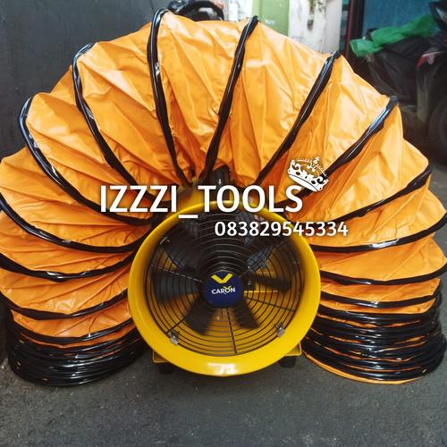 Jual Kipas portable ventilator blower 8 inch CARON exhaust fan selang ...