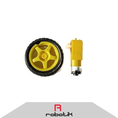 Jual Motor DC Gearbox Arduino + ban - Kota Makassar - Rizki Robotik ...