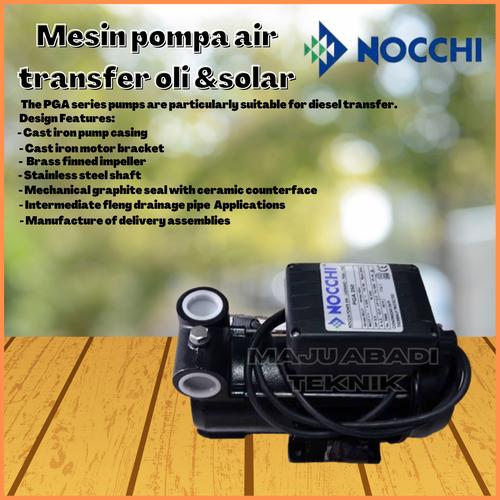 Jual Pompa Solar Dan Oli Nocchi PGA-60/40 Mesin Solar Dan Oli Made In ...