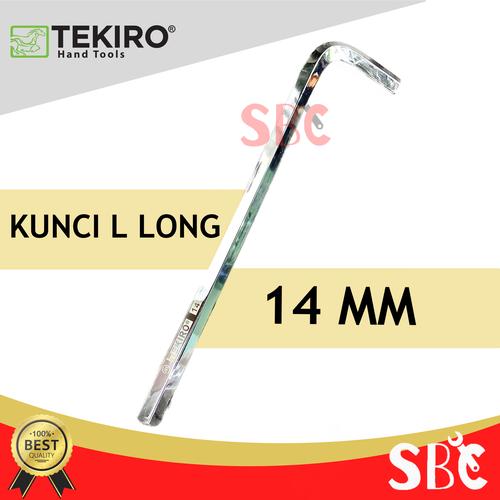 Jual TEKIRO Kunci L Panjang 14 mm Hex Key Long 14mm Satuan Eceran ...