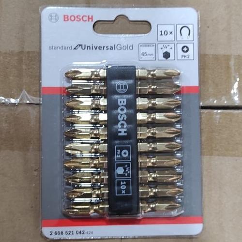 Jual BOSCH Mata Bor Obeng Angin PH2 x 65mm + Gypsum Skrup Universal ...