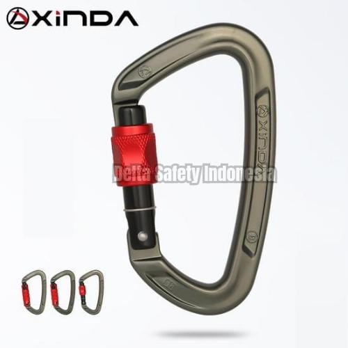 Jual Carabiner 35 kN Xinda Screw Lock A3102N Original Karabiner D ...