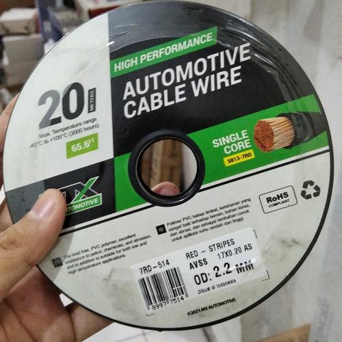 Jual kabel bintik automotive cable wire 0,75mm / 2.2mm 20 meter ...
