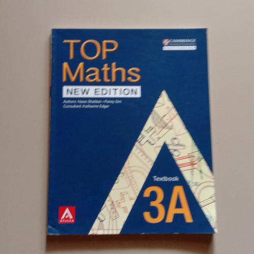 Jual CAMBRIDGE/ TOP MATHS 3A, TEXTBOOK 3A. BUKU ASLI ORIGINAL BERWARNA ...