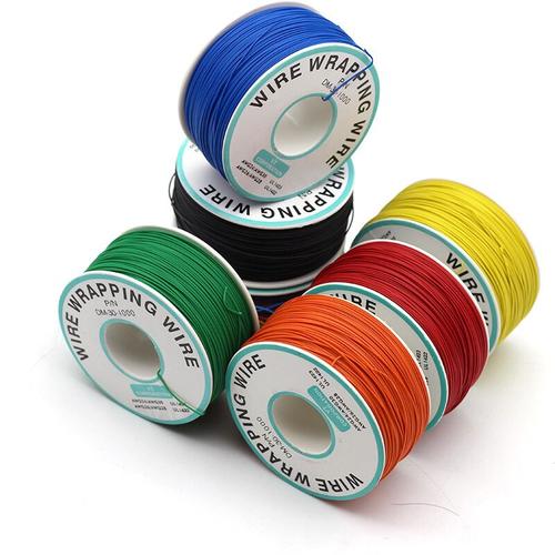 Jual Wire Wrapping - Kawat Jumper 30AWG Kabel PCB Breadboard - 1 ROLL ...