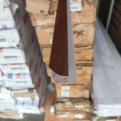 Jual list tembok list siku list tutup list minimalis serat jati coklat ...