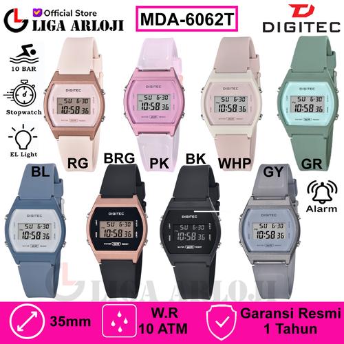 Promo Digitec MDG-6062T Jam Tangan Wanita Digital Rubber 6062 Original ...