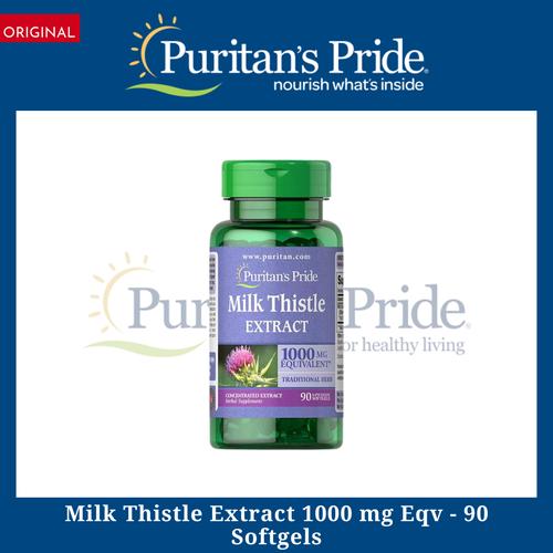 Jual Puritan's Pride Milk Thistle Extract 1000 mg Eqv - 90 Softgels ...