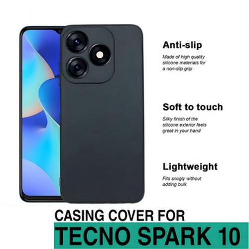 Jual SoftCase Tecno Spark 10 NFC Silikone Candy Case Macaron Pro Camera ...