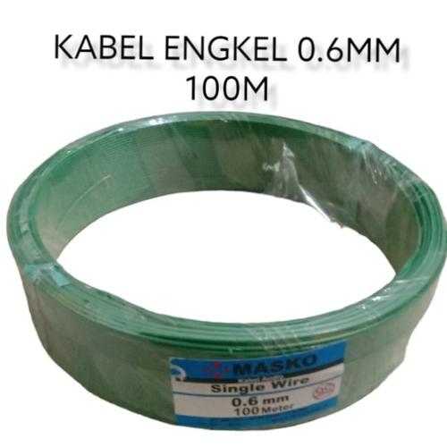 Jual Kabel Engkel 1 x 0.5 mm ROLL 100 Meter 0.5mm Kawat Tembaga Tunggal ...