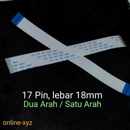 Jual kabel flexible 17pin 17 pin board Mesin Cutting Stiker audio ffc fpc - 10CM, 1 arah ...