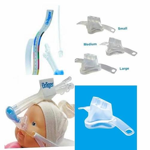 Jual ALA BANTU PERNAFASAN BABY FLOW NEO MASK DRAGER S-L-M SET NASAL ...