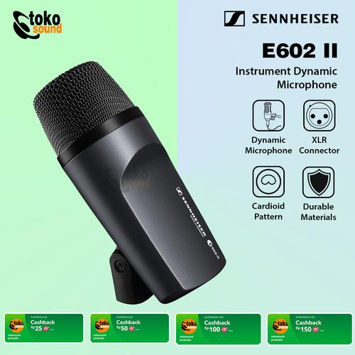 Jual Sennheiser E602 II E602II - Instrument Dynamic Microphone Original ...