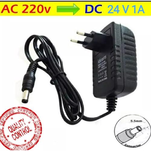 Jual Adaptor Charger 24V 1A Power Supply 24V 1A Switching Adapter Jack ...