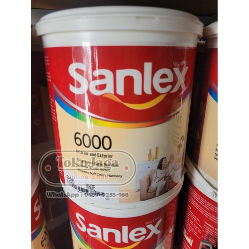 Jual Cat Tembok Sanlex 6000 (5 KG) Interior dan Exterior Tahan cuaca ...