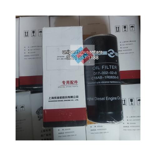 Jual OIL FILTER SHANGHAI XGMA 955 D17-002-02+B D1700202+B C18AB-1R0658+B - Kota Bekasi ...