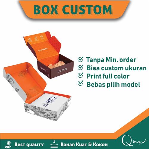 Jual KARDUS/KARTON/BOX UK 30x30x7 cm CUSTOM CETAK FULL PRINT WARNA ...