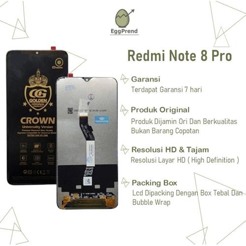 Jual LCD TOUCHSCREEN XIAOMI REDMI NOTE 8 PRO COMPLETE ORIGINAL FULLSET ...