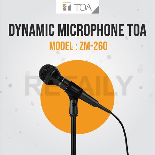 Promo DYNAMIC MICROPHONE TOA MODEL ZM-260 | GARANSI RESMI - Jakarta ...
