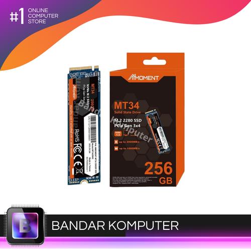 Jual SSD MOMENT 256GB M.2 NVME PCie Gen 3 - Jakarta Pusat - bandar ...