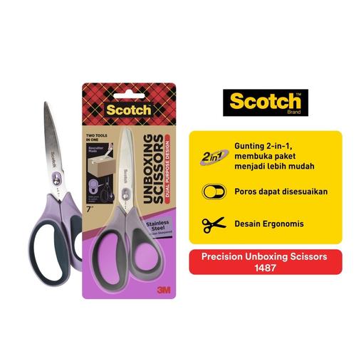 Jual 3M Scotch Gunting Unboxing 1487 Pemotong Kardus 7 inch Stainless ...