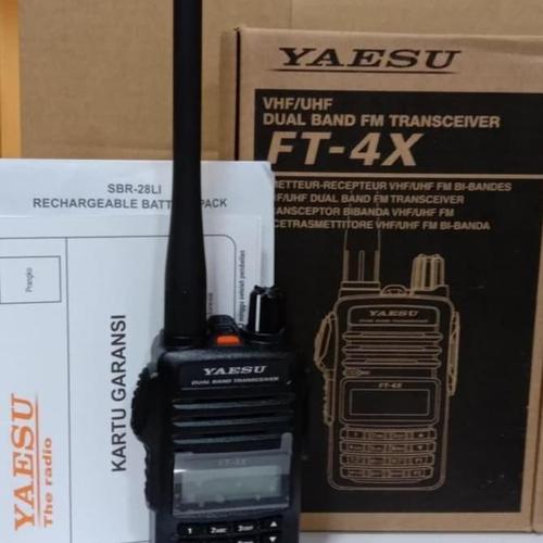 Jual WALKIE TALKIE HT YAESU FT-4X DUAL BAND ORI GARANSI YAESU FT 4X ...