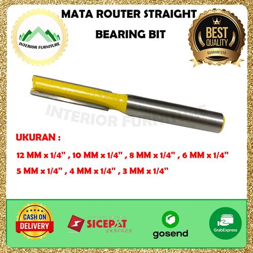 Jual Mata Router HPL Trimmer Profil Kayu Straight Bit HPL Kayu Potong ...