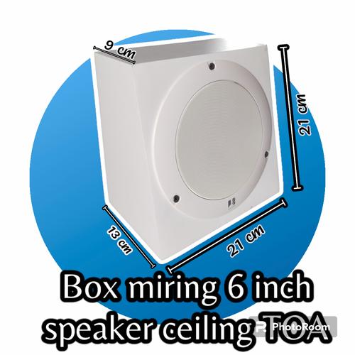 Jual speaker 6 inch ceiling TOA plus box - Kota Cimahi - laku keras ...