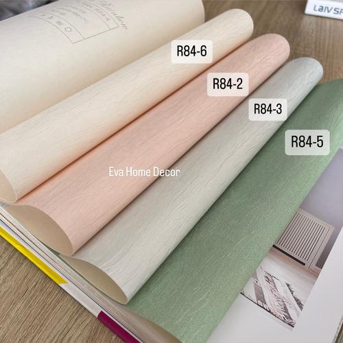 Jual Wallpaper Premium Vinyl Dinding Polos Bertekstur Mint - Soft Pink ...