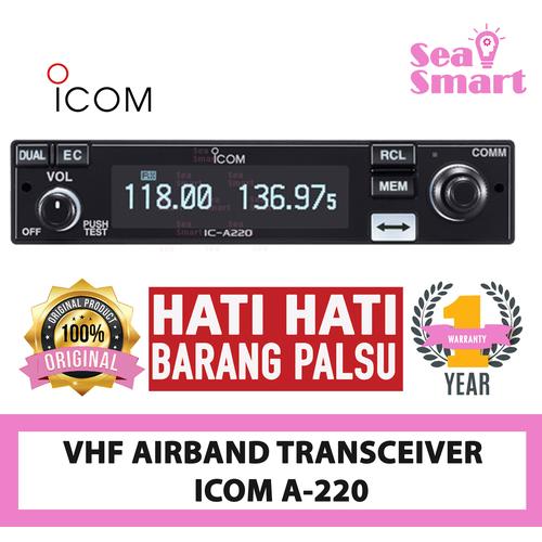 Jual ICOM IC-A220 A-220 RIG AIRBAND TRASCEIVER ORIGINAL/ HT RIG AIRBAND ...