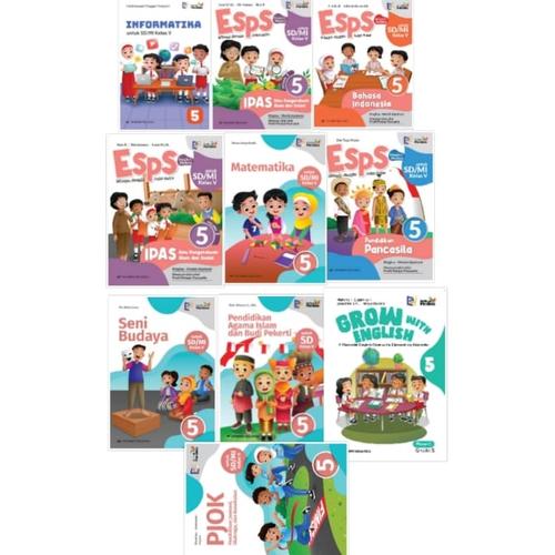 Jual KURIKULUM MERDEKA PAKET KELAS 5 SD PENERBIT ERLANGGA - MTK SD KELAS 5 - Jakarta Timur ...