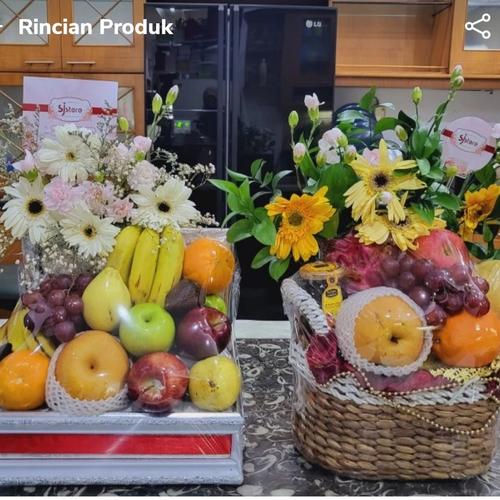 Jual Parcel Buah Segar Buket Bunga Hadiah ultah lebaran imlek natal 001 ...