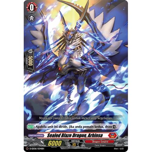 Jual Sealed Blaze Dragon, Arhinsa | SD06/004BH | VG Bahasa Deck - Jakarta Barat - Carttu | Tokopedia