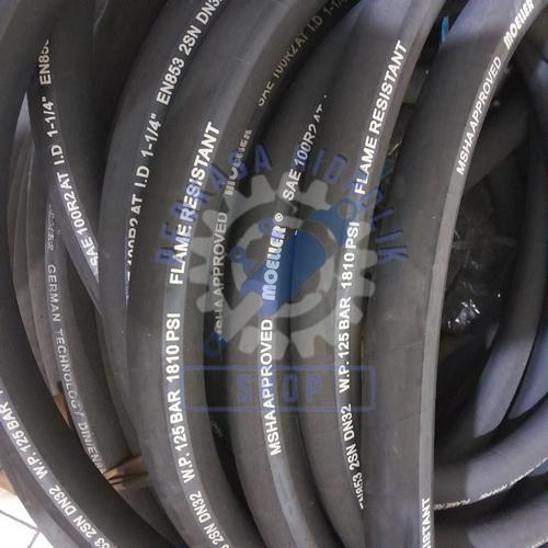 Jual Hose Hydraulic R2 1-1/4" Inch MOELLER SAE 100 R2AT/ EN853 2SN 1-1/ ...