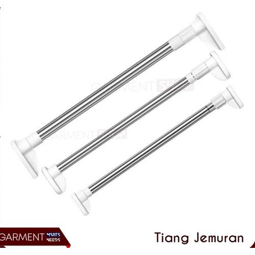 Jual Tiang Jemuran Portable Fleksibel Tempel Dinding - 80cm, PACKING ...