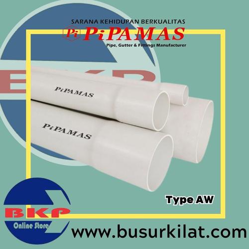 Jual Pipa Pvc Pipamas Uk. 1 1/2 s.d 10 inch Type AW - 1 1/2 - Kota ...