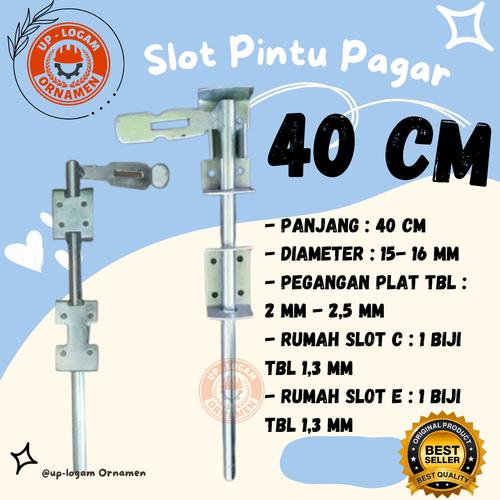 Jual Slot bawah panjang 40 cm , slot pintu henderson, pintu gebyog ...