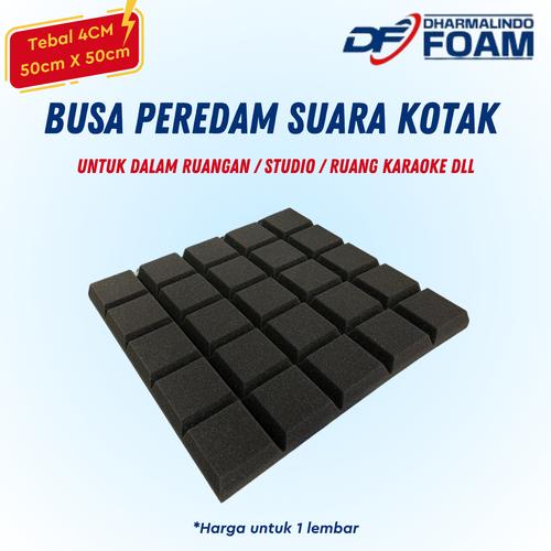 Jual Busa Peredam Suara Ruangan 4cmx50cmx50cm Square/Kotak - Hitam ...