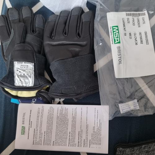 Jual MSA BRISTOL Glove Leather Glove / Leather Kevlar Fire Glove ...