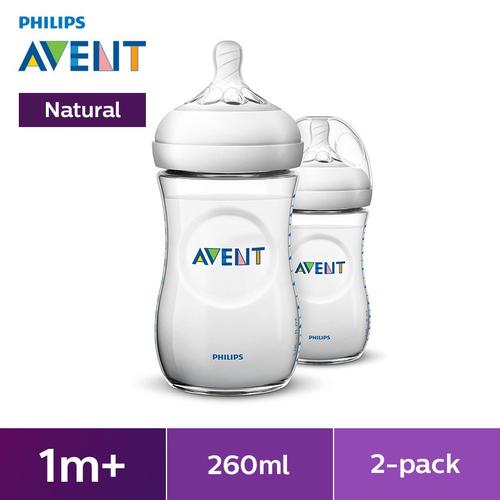 Jual Avent Philips Natural Botol Susu 260 ML Isi Dua Botol - Biru ...
