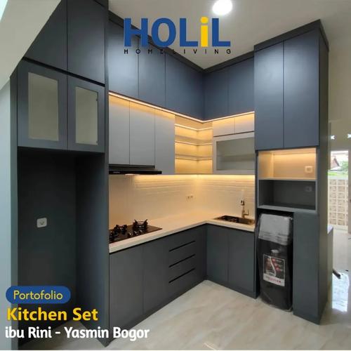 Jual kitchen set minimalis hpl / kitchen set minimalis multiplek - hpl ...