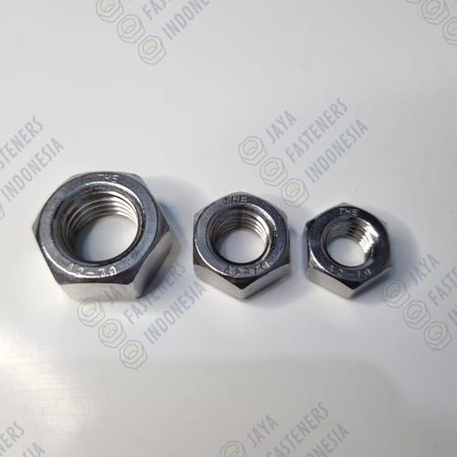 Jual MUR M16 Stainless steel 304 | HEX NUT M16 SS 304 THE sus Mur hexagonal - Kota Depok - Jaya ...