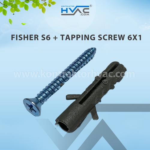Jual Fisher S6 + Tapping Screw 6x1 - Jakarta Barat - HVAC Jakarta | Tokopedia