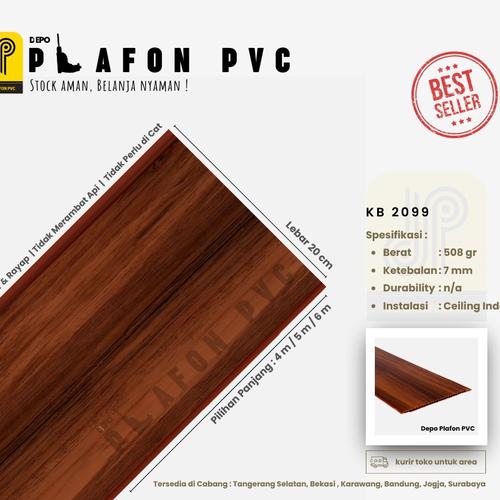 Jual plafon pvc motif kayu - Kab. Sleman - Depo pelafon distributor PVC ...