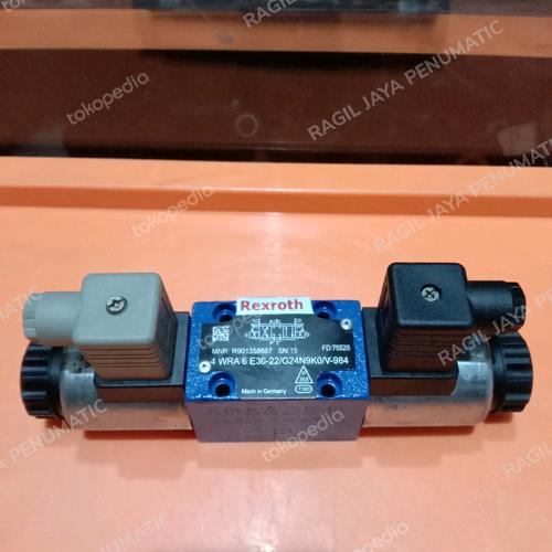 Jual SOLENOID VALVE REXROTH 4 WRA 6 E30-22/G24N9KO/V-984 - Jakarta Barat - RAGIL JAYA PENUMATIC ...